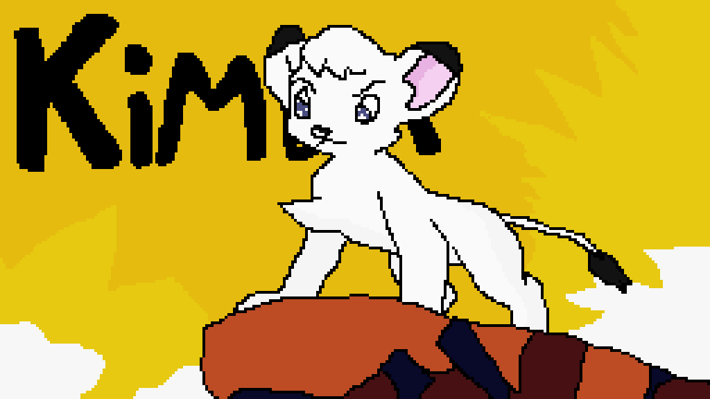 Editing Kimba The White Lion - Free online pixel art drawing tool ...