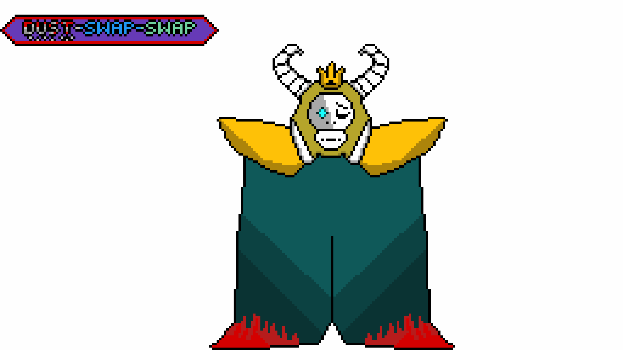 Pixilart - NeverEnding Asgore V2 by dust-swap-swap