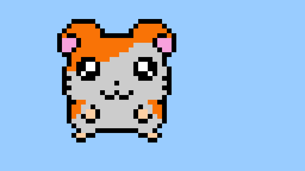 Editing hamtaro - Free online pixel art drawing tool - Pixilart