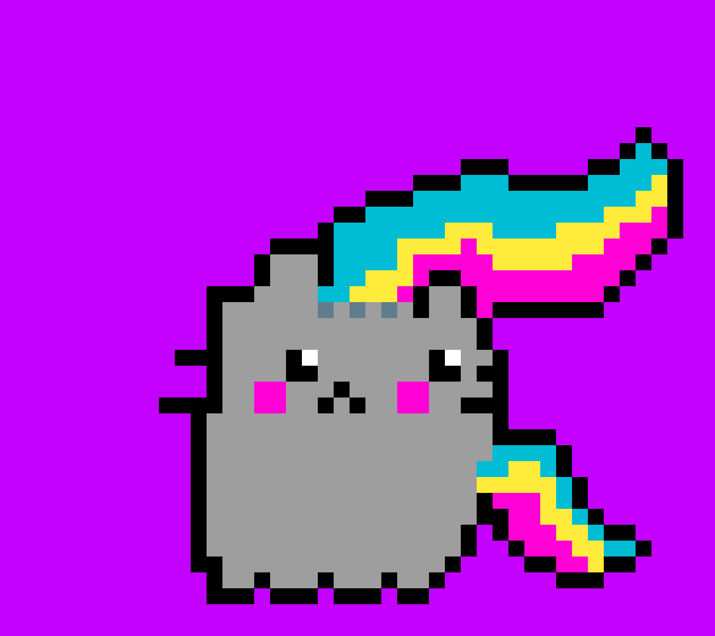 Pixilart - Super Pusheen by Horselover111