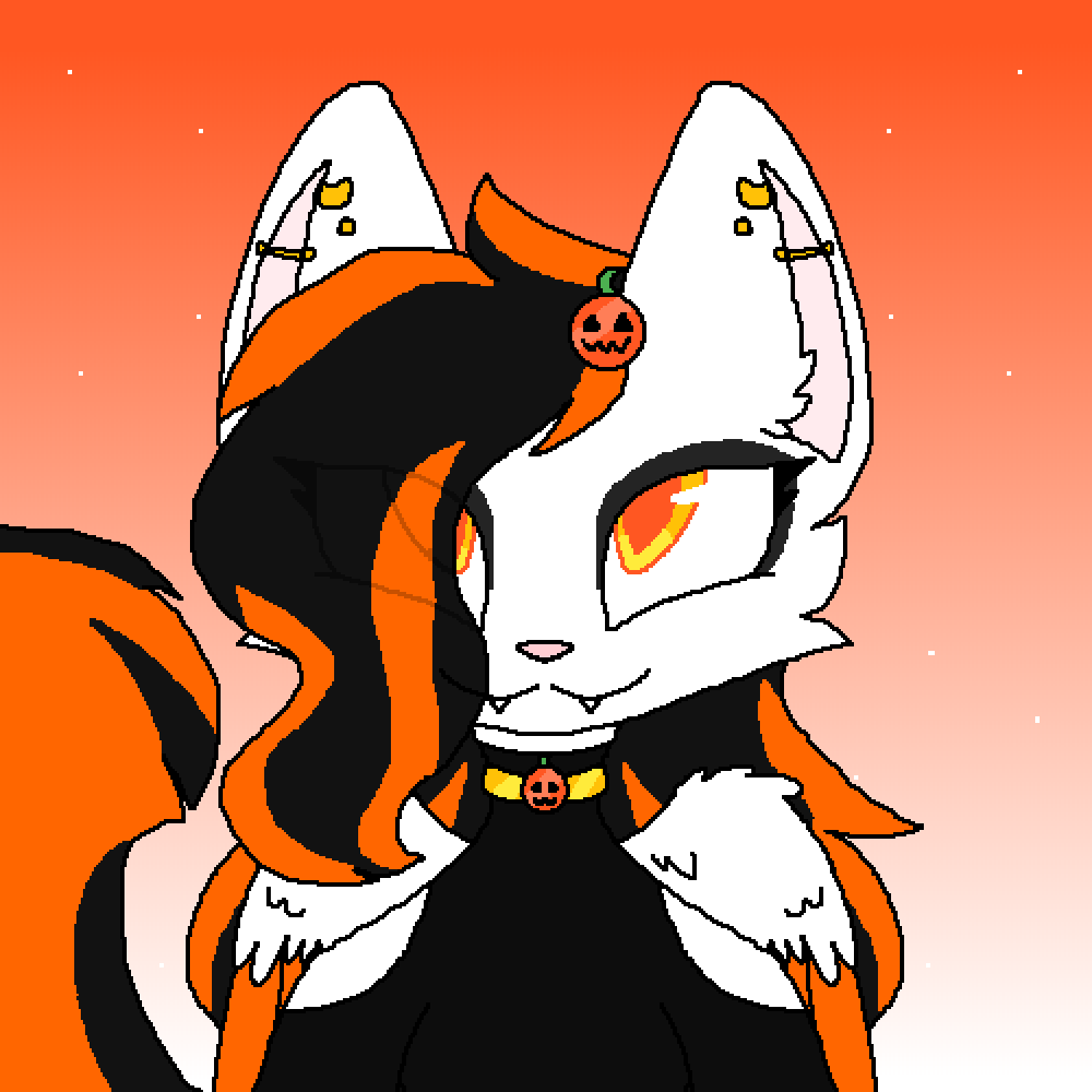 Pixilart - SpookyKitty uwu by CUTEkittenGIRL