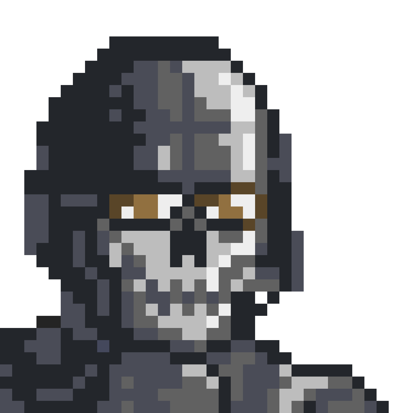 Pixilart - 8 Bit MW2 Ghost by Spoon-Man