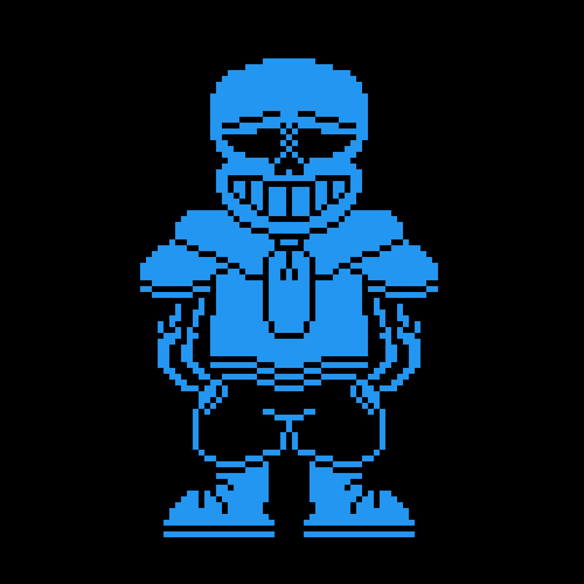 Pixilart - negaswap sans by fusion12345