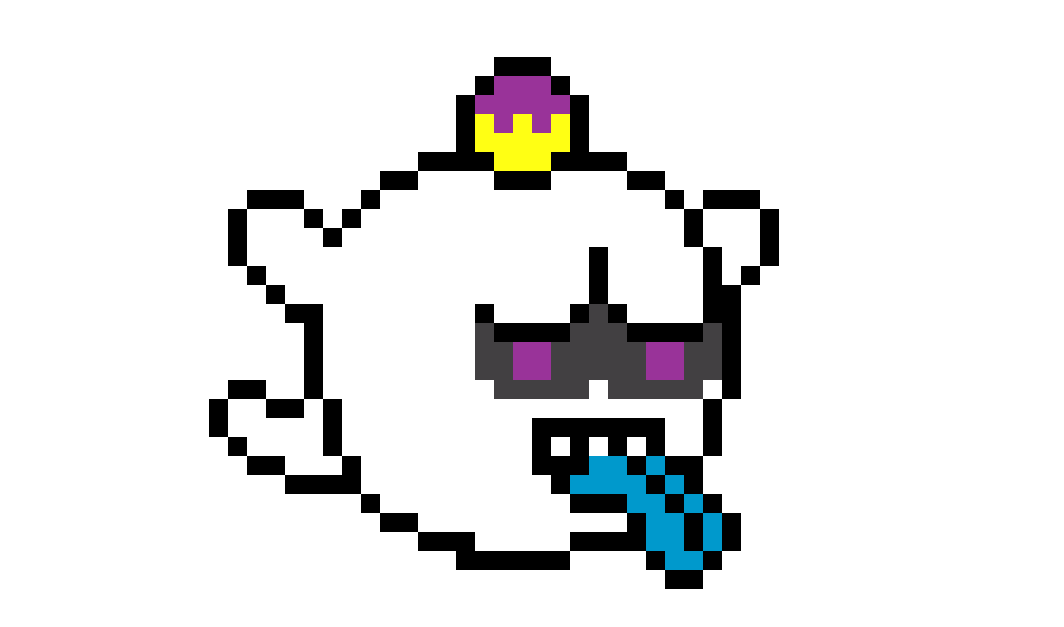 Editing King Boo - Free online pixel art drawing tool - Pixilart