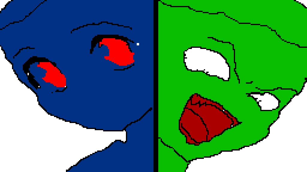 Editing You and your evil side COLLAB - Free online pixel art drawing ...
