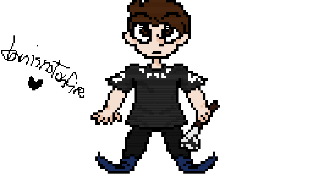 Pixilart - danisnotonfire - Undertale In-Battle Sprite by Anonymous