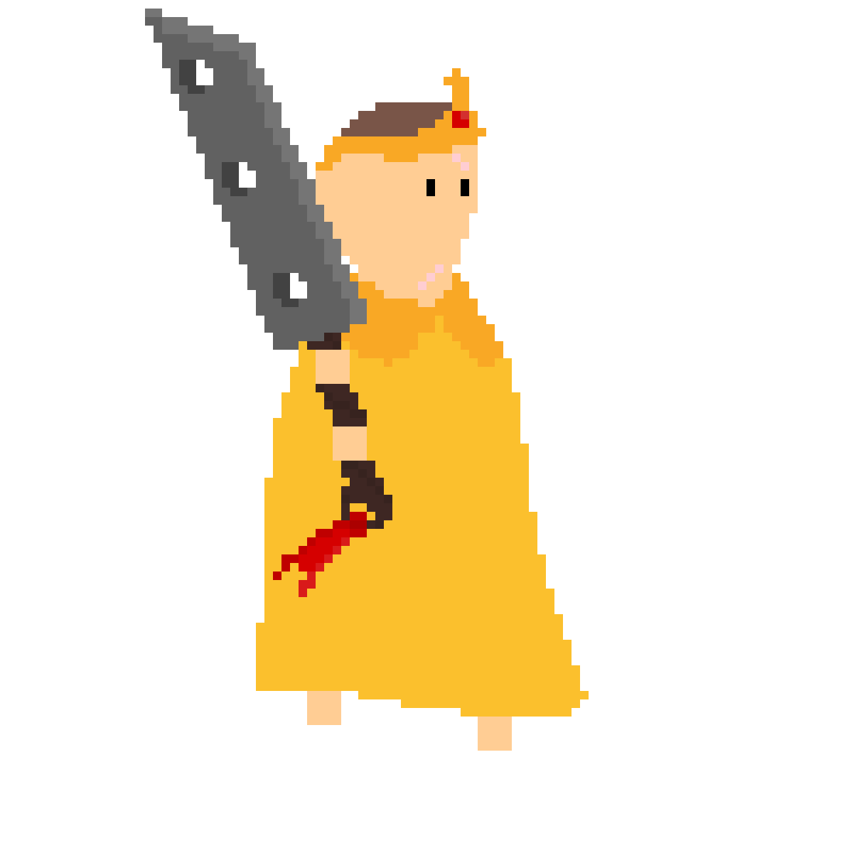 Pixilart - swordsman adventurer sprite by Baron-7D6