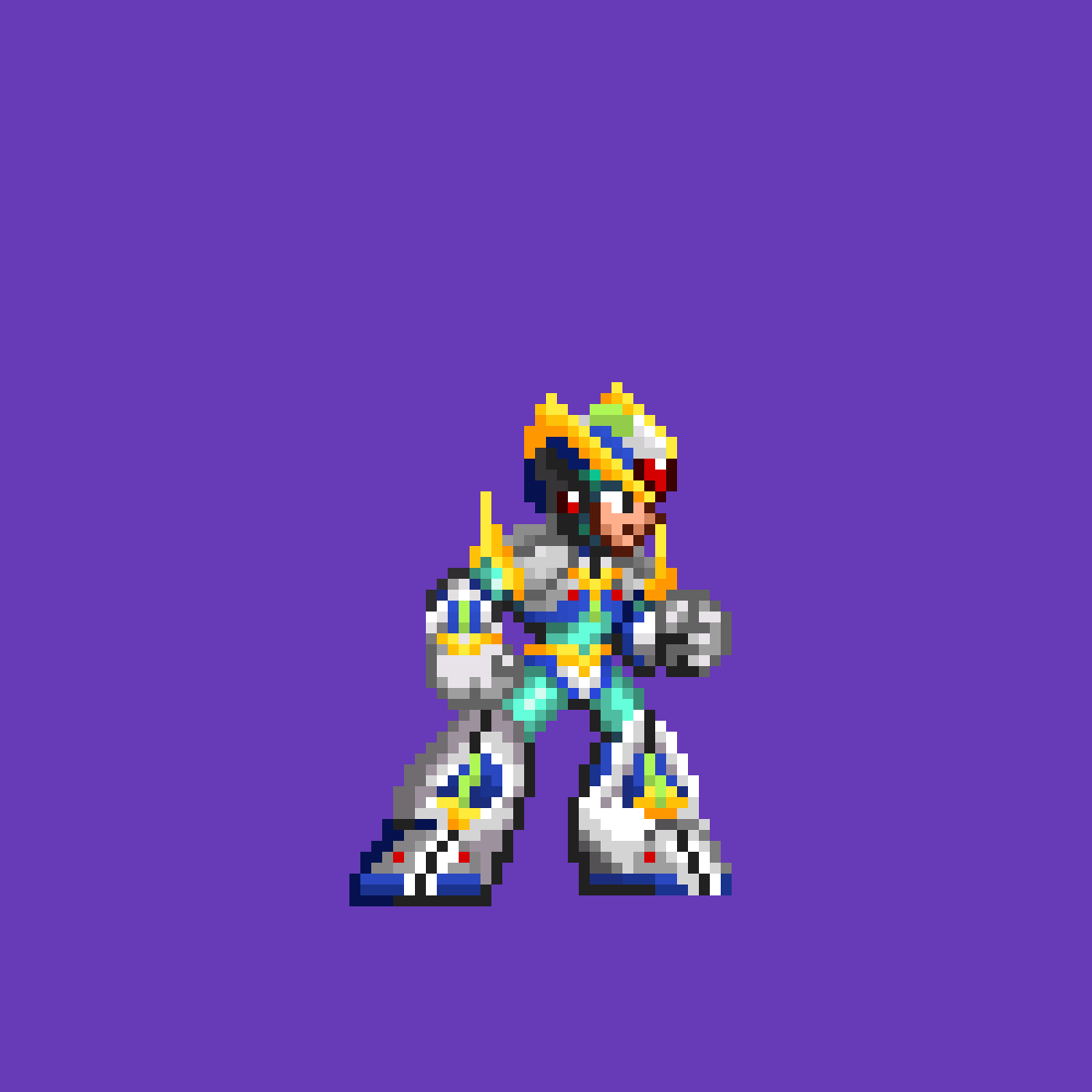 Pixilart - mega man x 7 glide armor by DAB-SOULS