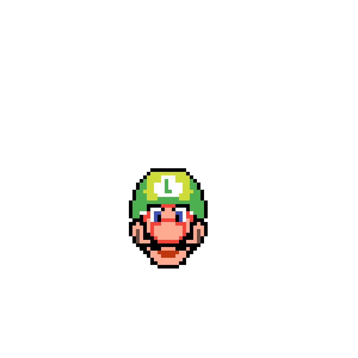 Editing luigi - Free online pixel art drawing tool - Pixilart