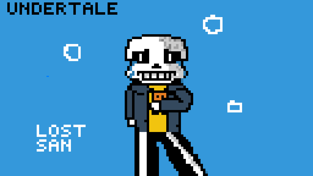 Pixilart - Lost Sans by Tokitiki