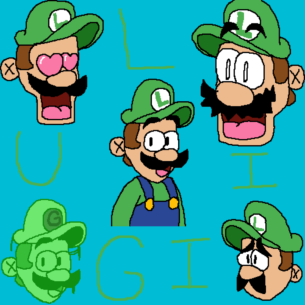 Pixilart - Luigi Concepts by Bubb13