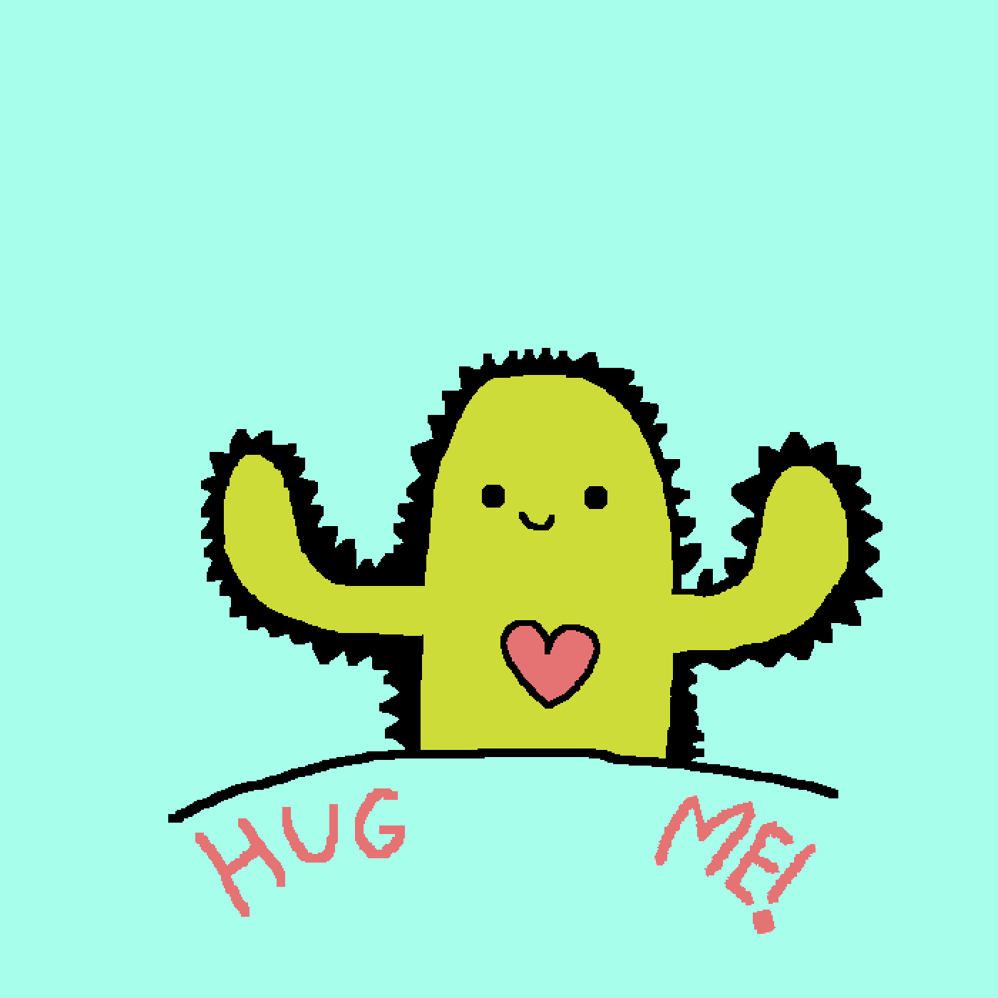 Pixilart - Hug Me by DoodleBOMB