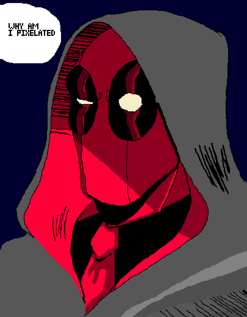 Pixilart - Deadpool Fourth Wall by Austinator022
