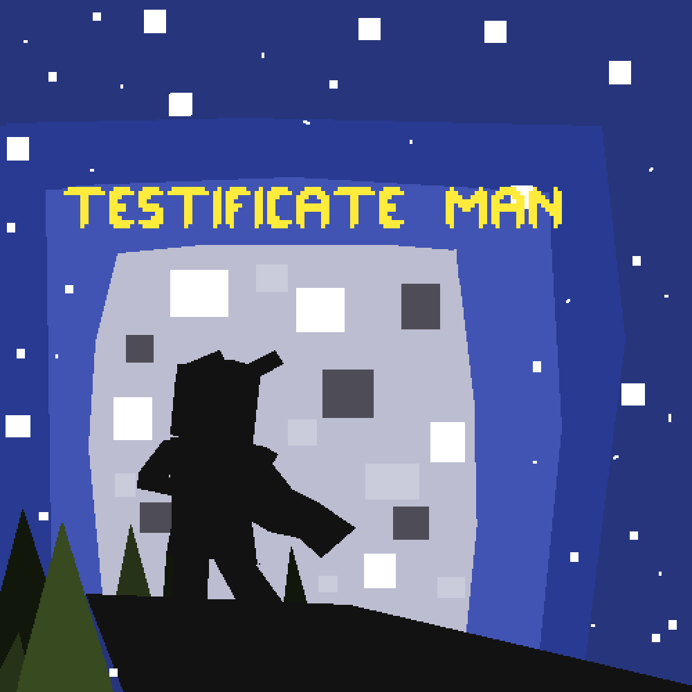 Pixilart - testificate man by KingOfTaidums