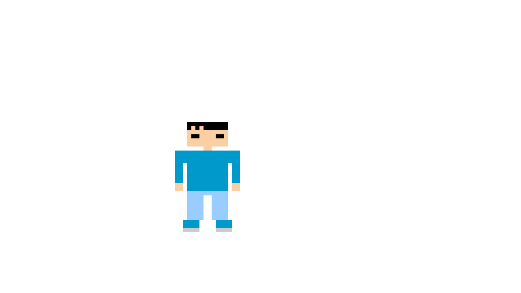 Editing blue when he was a kid - Free online pixel art drawing tool ...