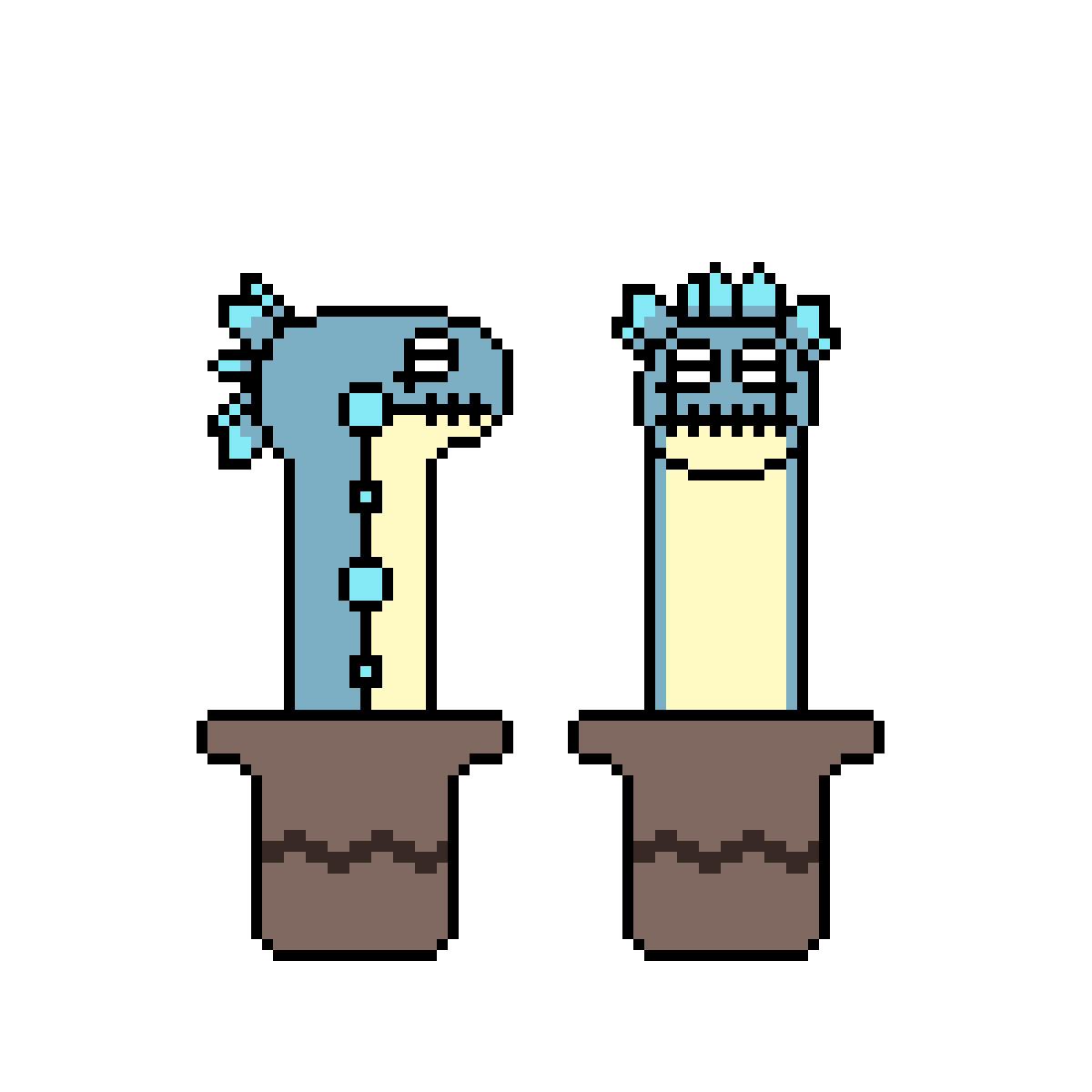 Pixilart - JoCrap Wiggler Plant by Atreyos