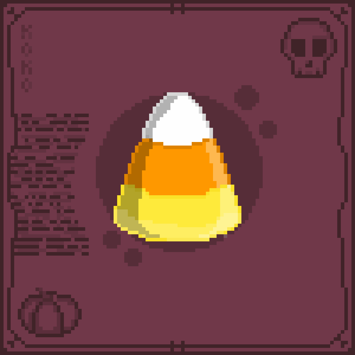 Pixilart - Candy Corn pixel gif by hawkkoko