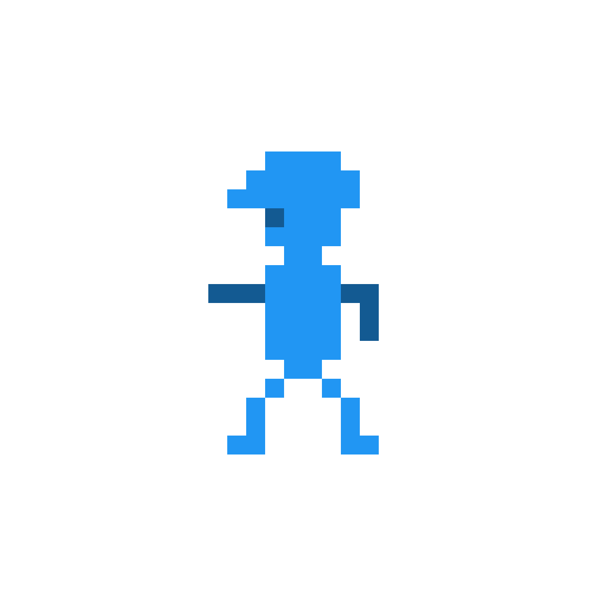 Pixilart - Blue Guy by Toklopray