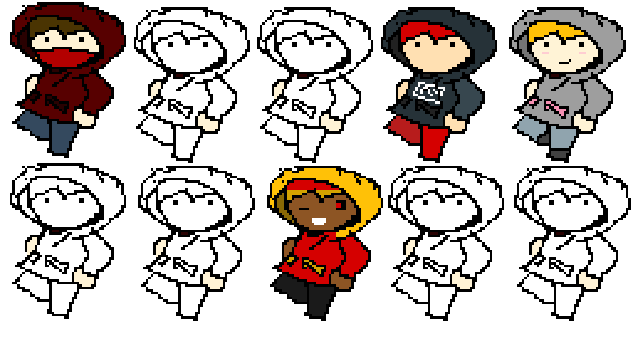 Editing Genderbend!! - Free online pixel art drawing tool - Pixilart