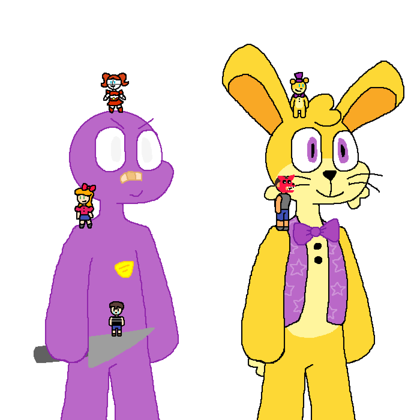Pixilart - Afton Family by DumbinaGOODway