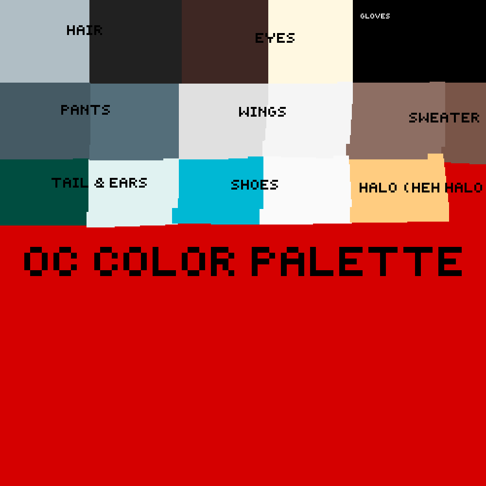 Pixilart - my ocs color palette by ThatOneWeirdoE