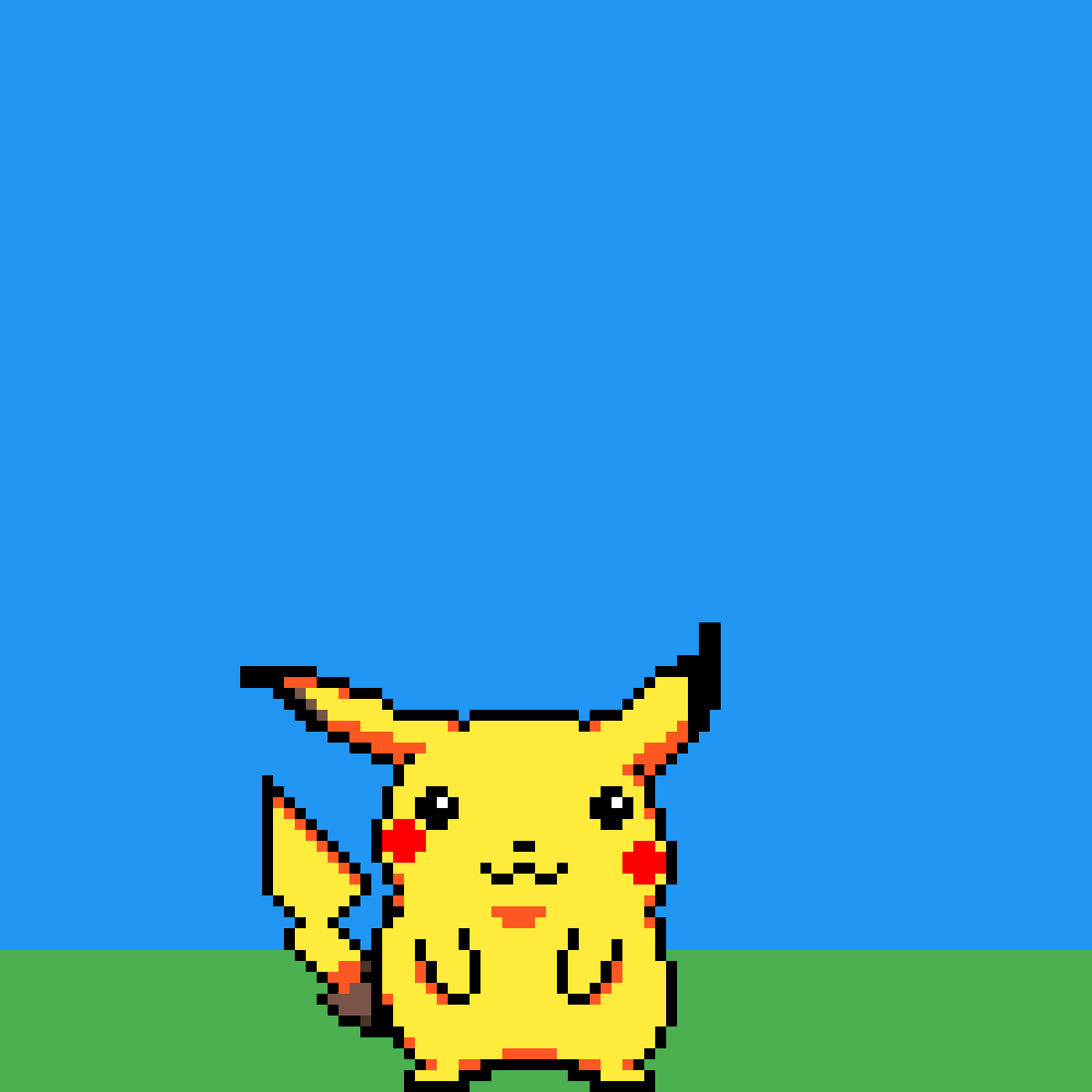 Pixilart - PIKACHU IS FLYING! by OGstarwalker