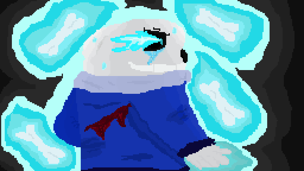 Pixilart - Genocide Sans by NikoKunNya