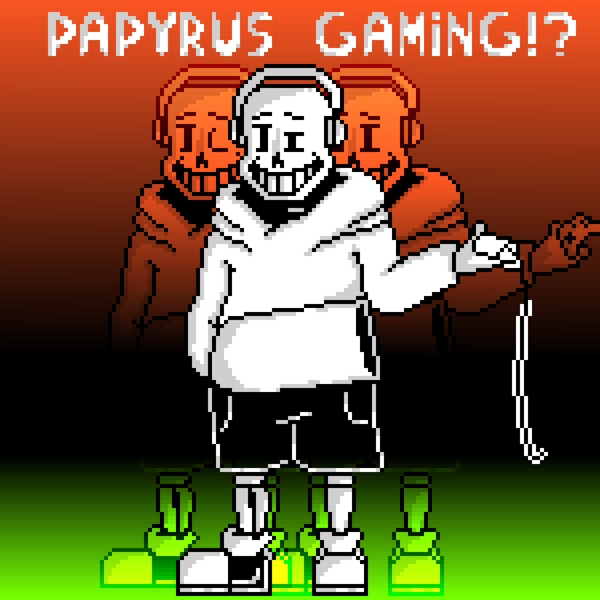 Pixilart - PAPYRUS GAMING by bakeybones