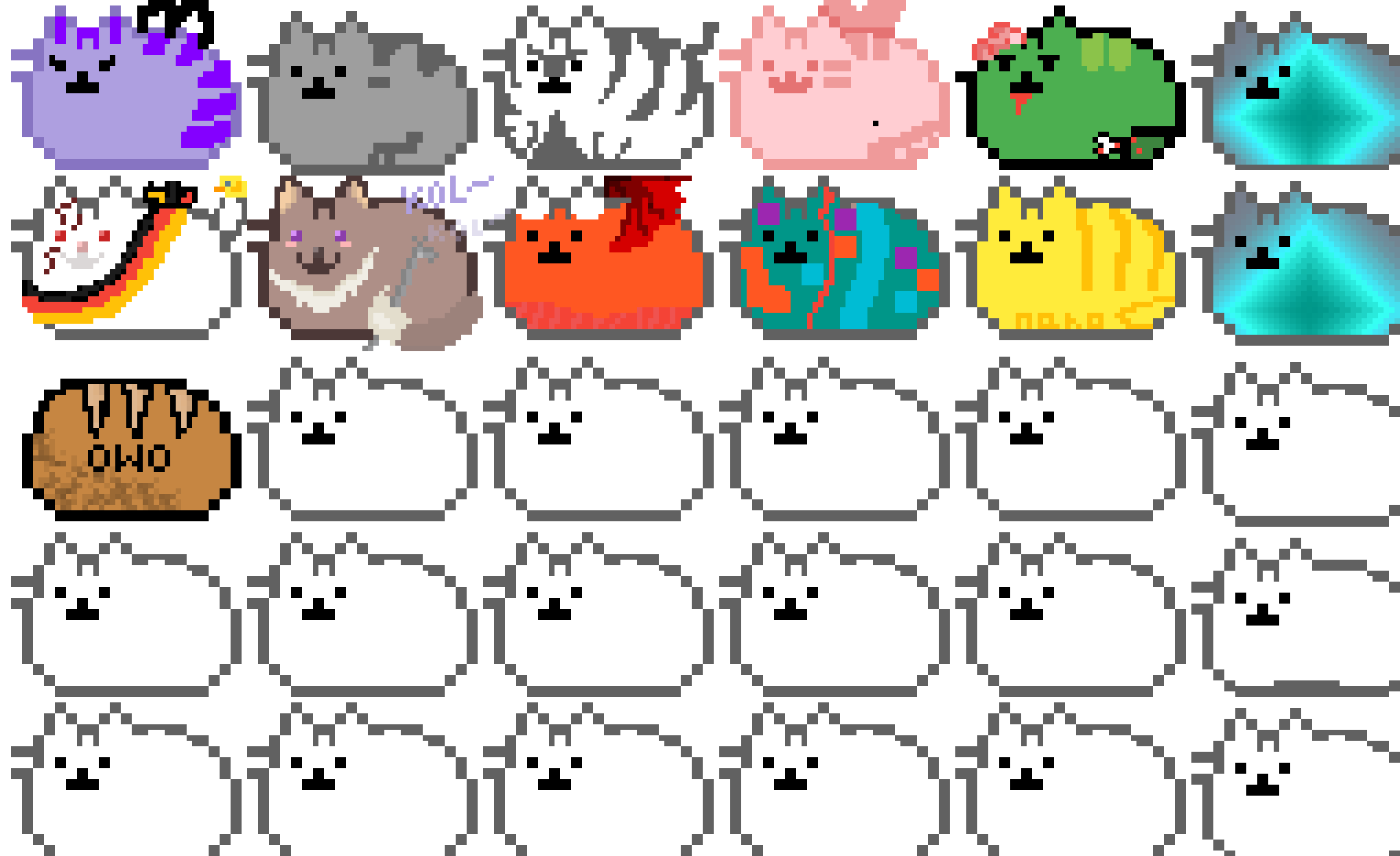Editing bread cat - Free online pixel art drawing tool - Pixilart