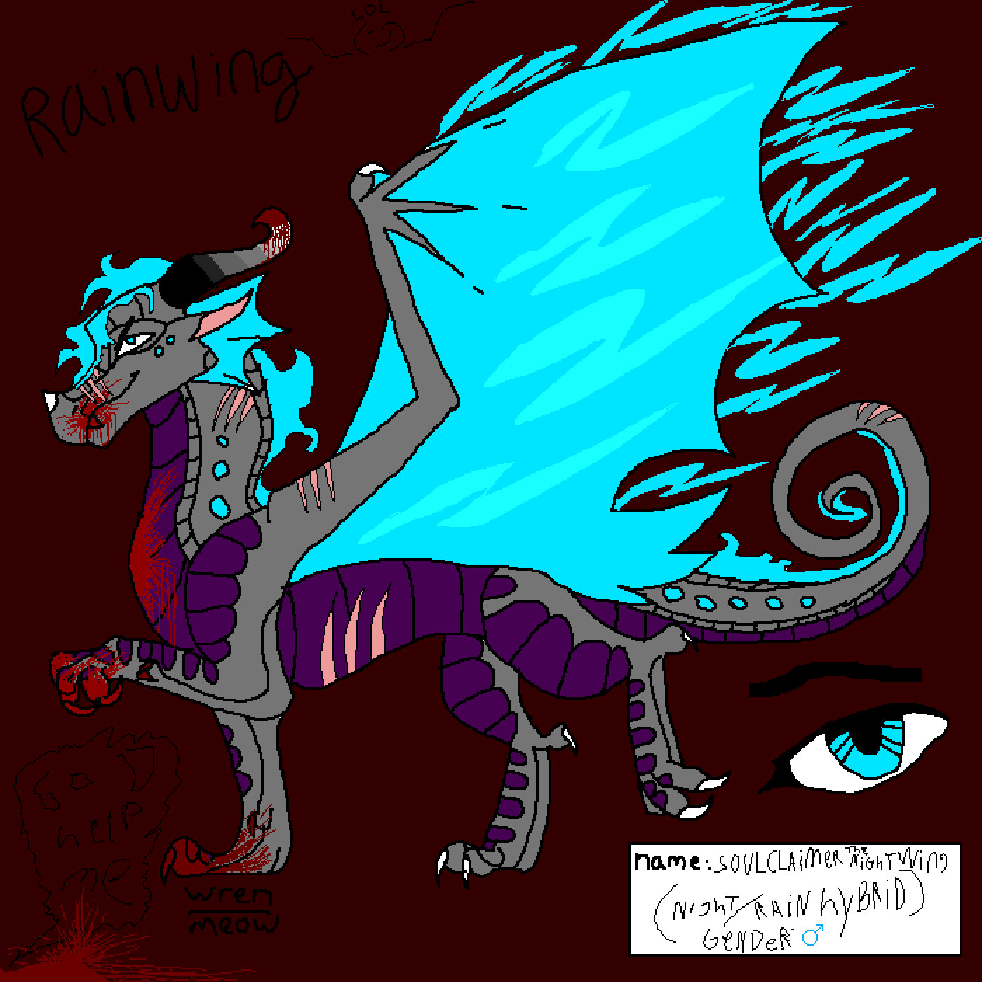 Pixilart - New WoF Dragon OC by Xanthys