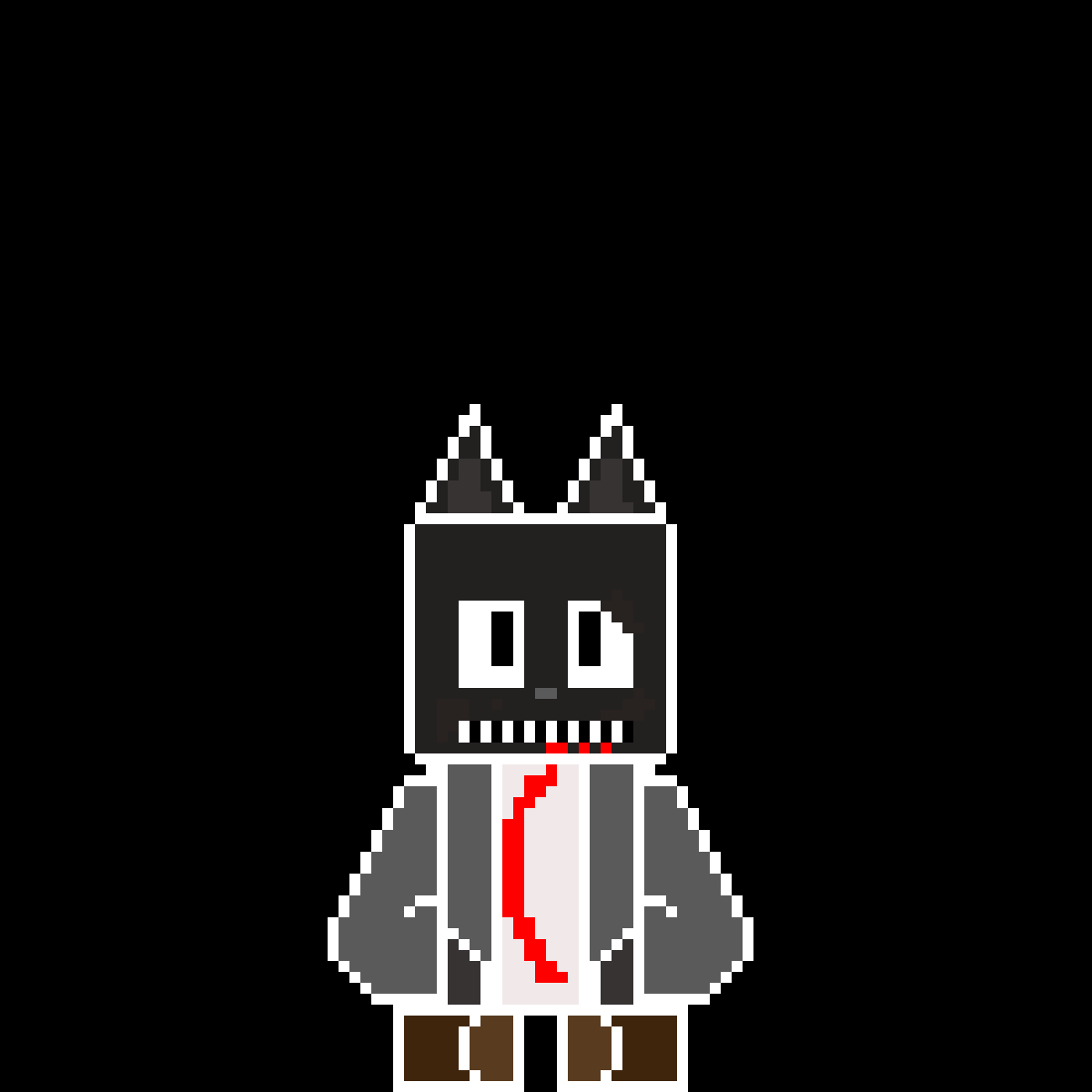 Pixilart - Cartoon Cat V3 by blue-blue