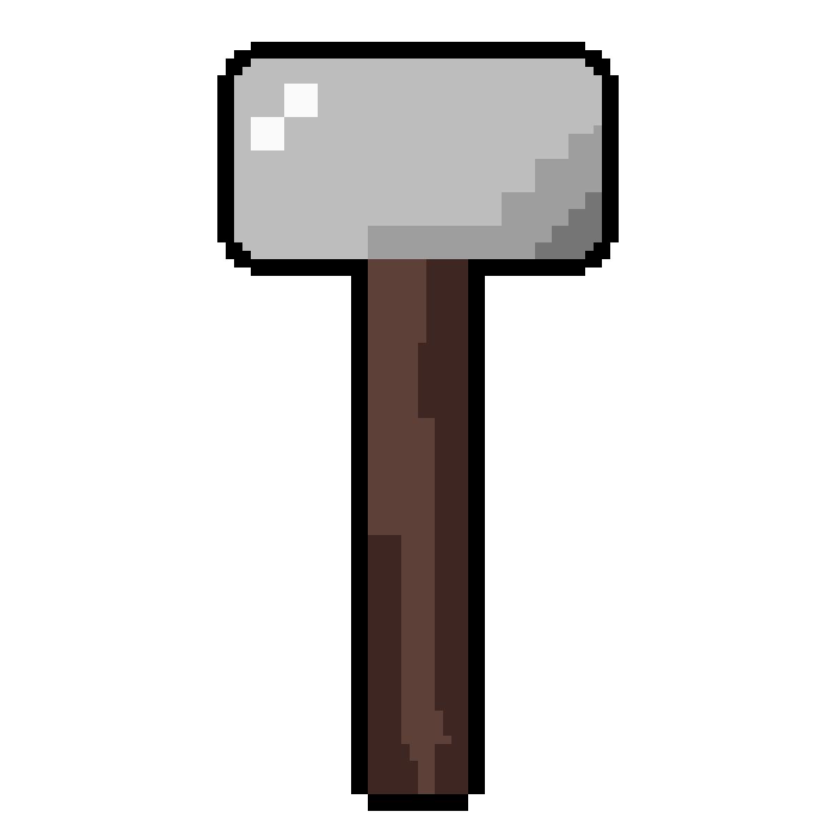 Editing sledgehammer - Free online pixel art drawing tool - Pixilart