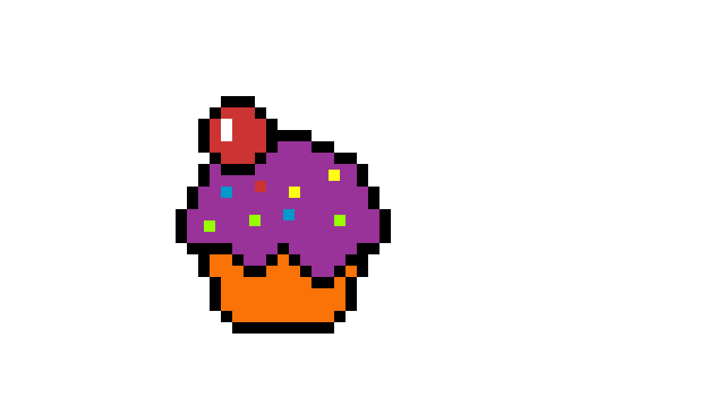 Minecraft Cupcake Pixel Art Cupcake Pixel Art Vectors & Illustrations
