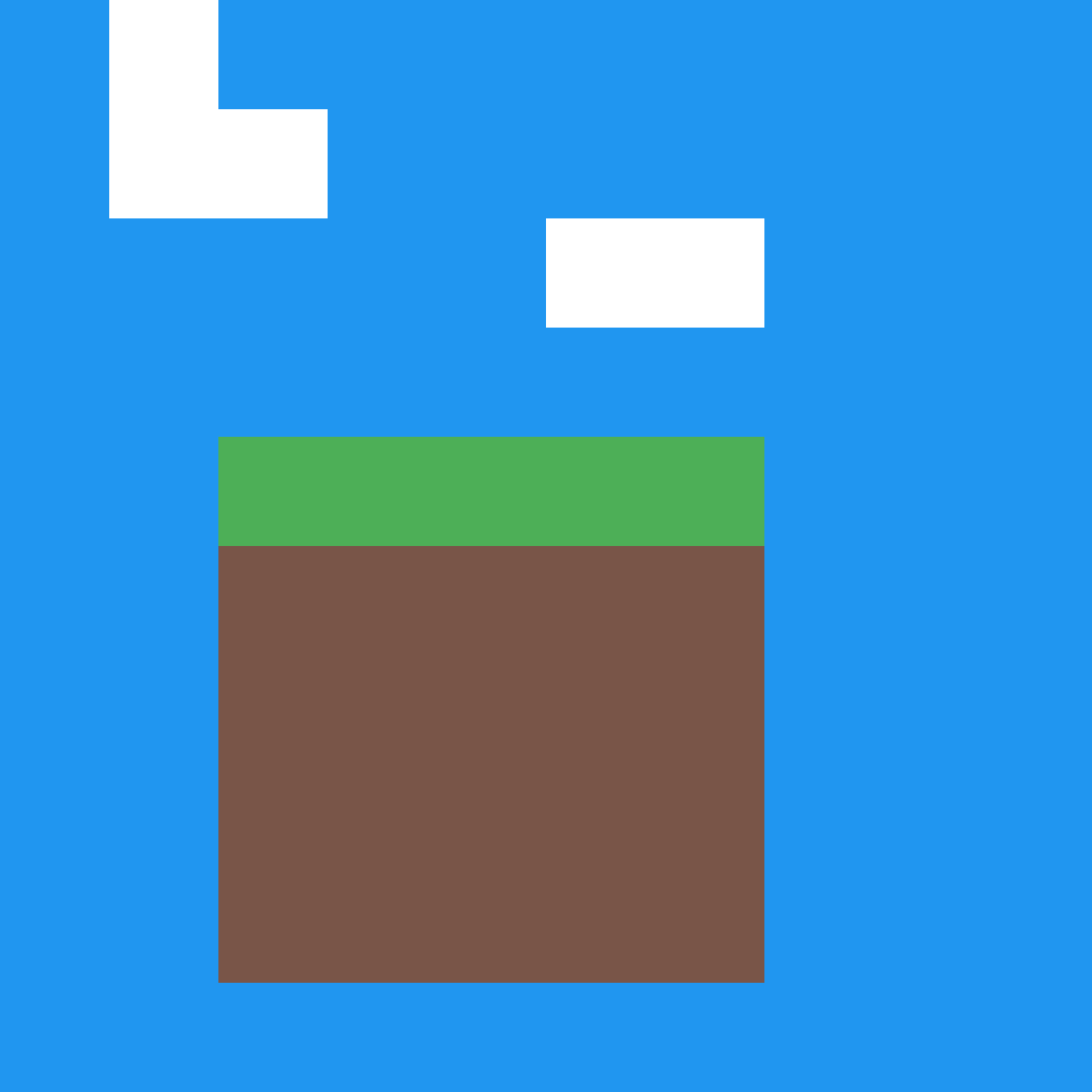 Pixilart - one block sky block by itsvizor