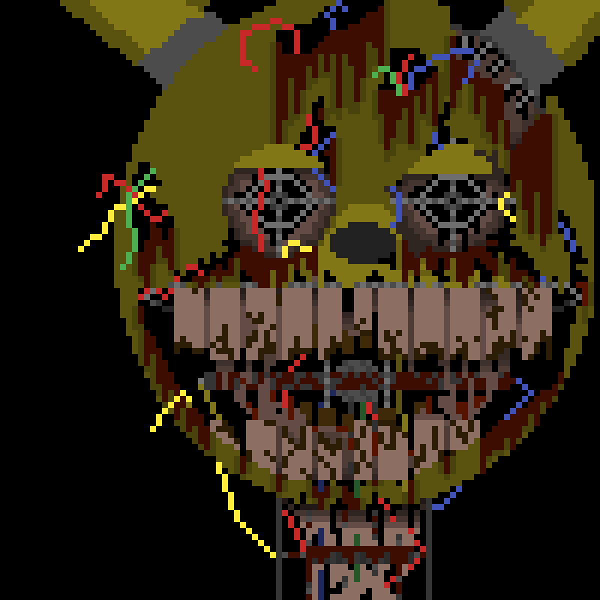 Pixilart - a irl springtrap close up by esanchez003