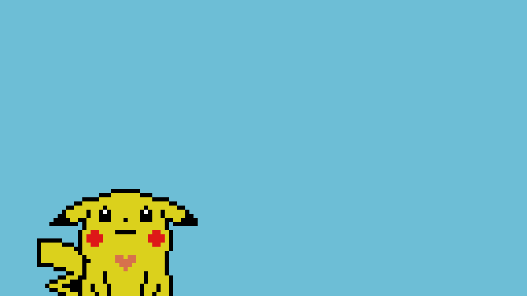 Pixilart - Tired Pikachu by Idk-XDDDDD