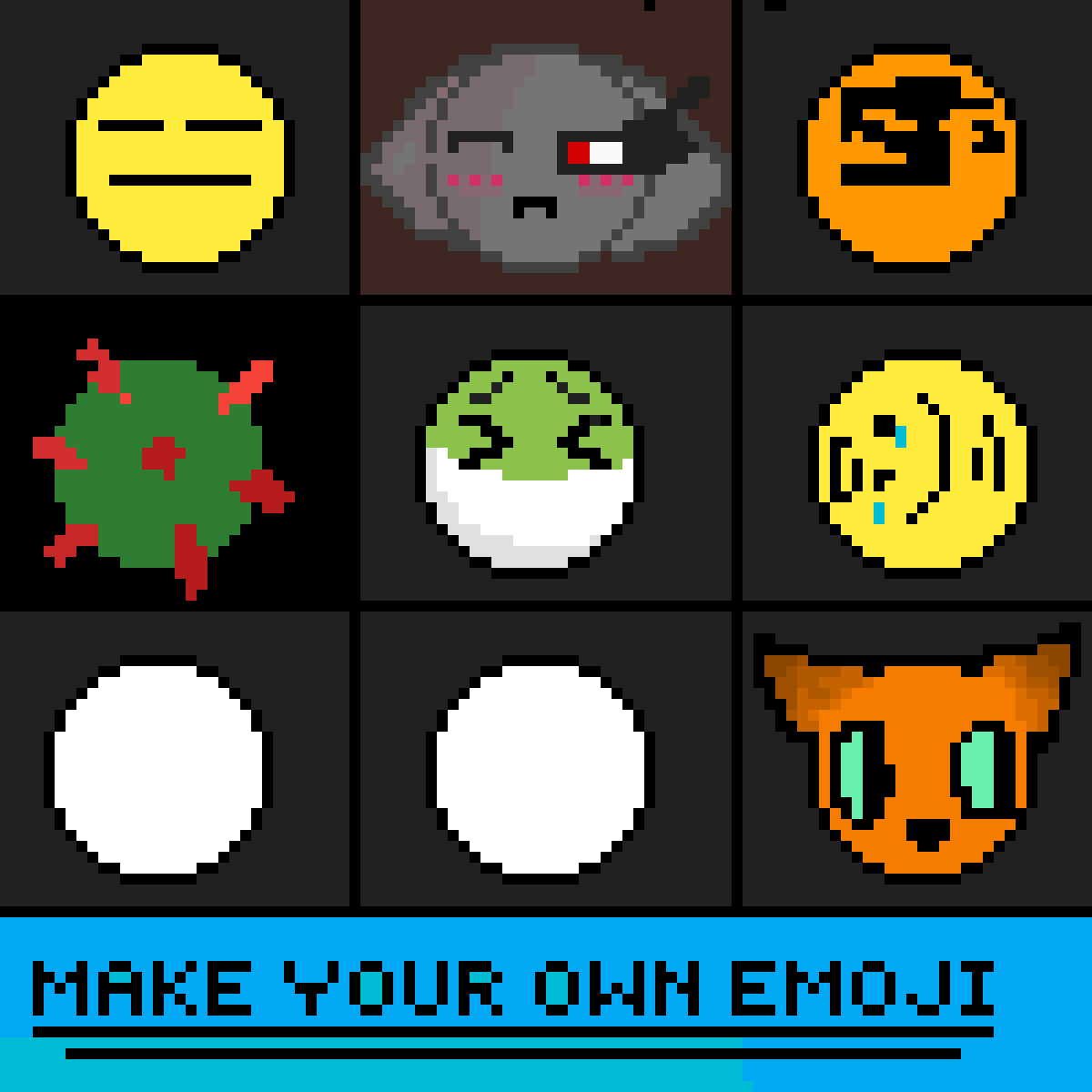Editing make you re own emoji - Free online pixel art drawing tool ...