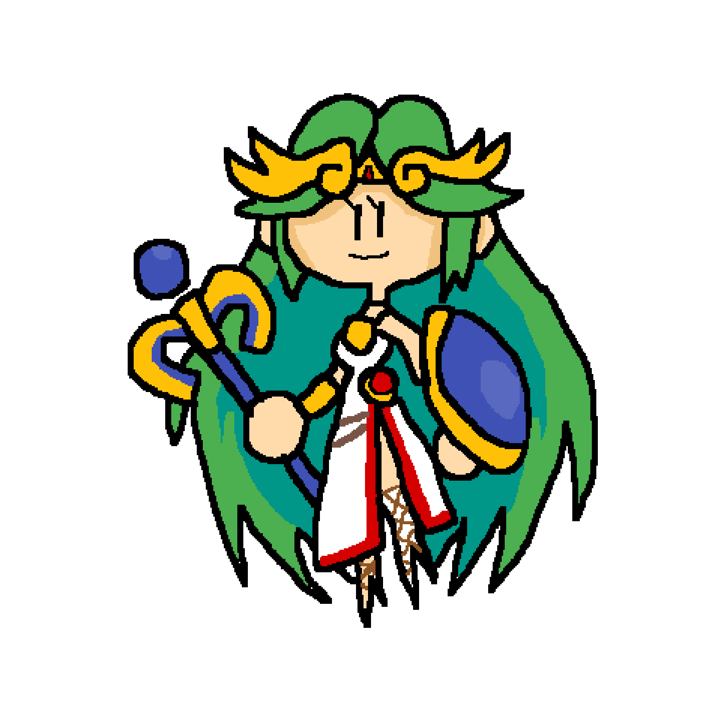 Pixilart - 54 Skyworld Goddess by FireTiger