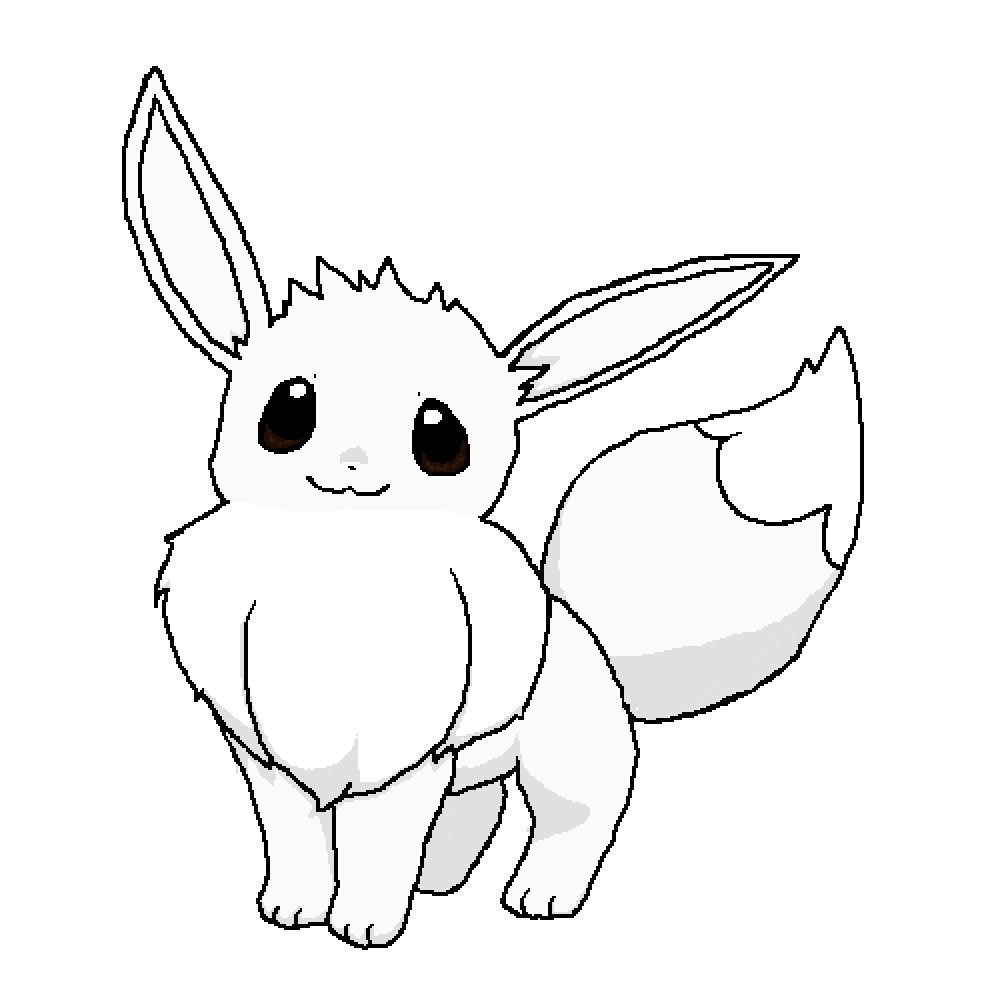 Editing Better Eevee base - Free online pixel art drawing tool - Pixilart