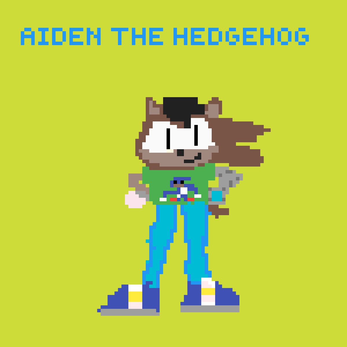 Pixilart - Aiden The HedgeHog by Aiden2011