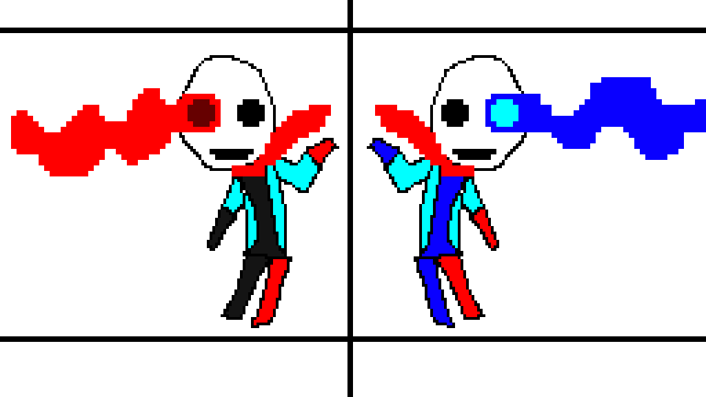 Pixilart - Bad Time Duo by DoubleC3096