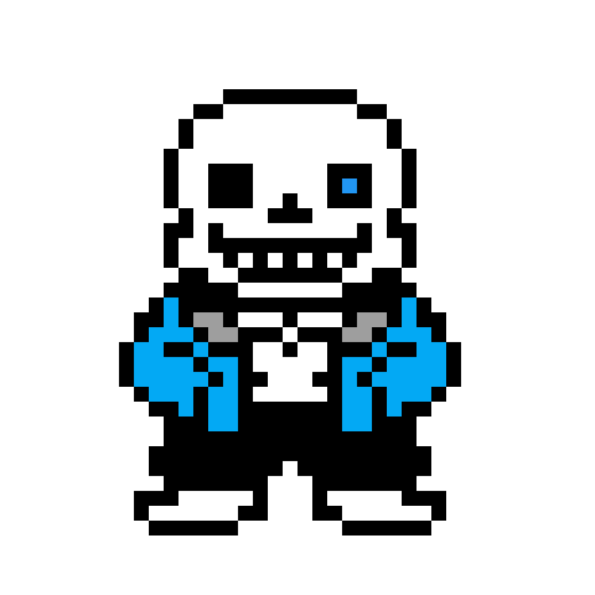 Pixilart - when sans gets angry by RedKnife