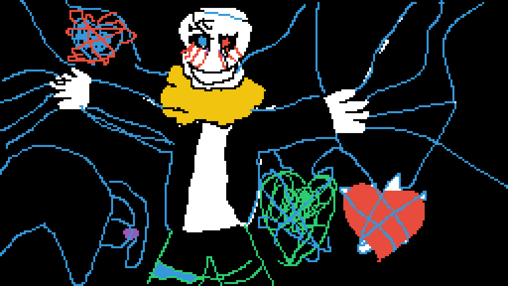 Editing #Gaster! Error! Sans?!?!?! - Free online pixel art drawing tool ...