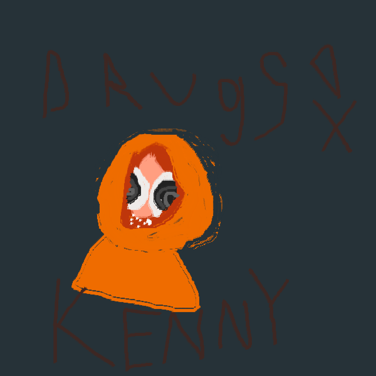 Pixilart - druged up kenny by mimikyu969