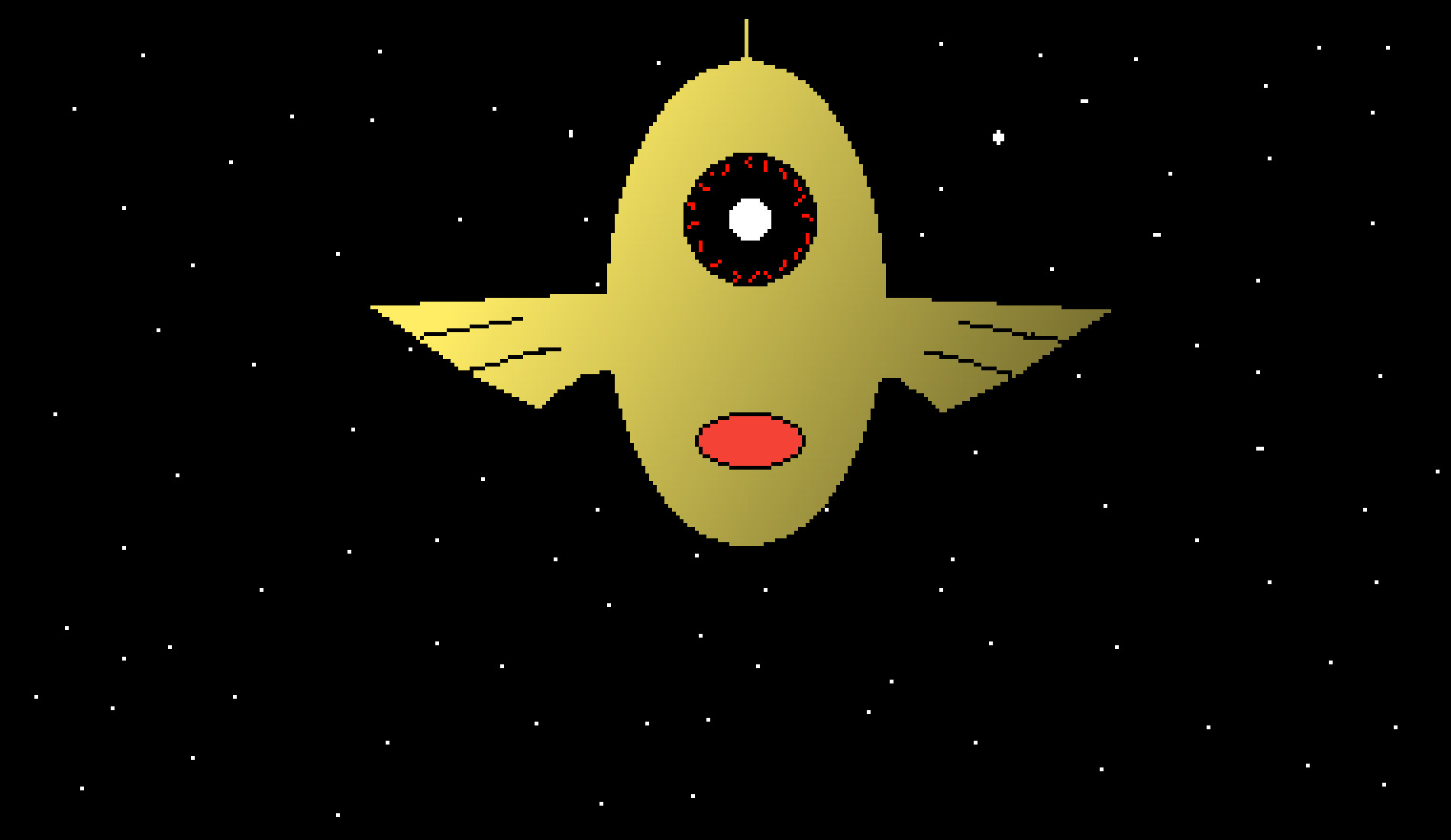Pixilart - Space fish cyclops by Madzi