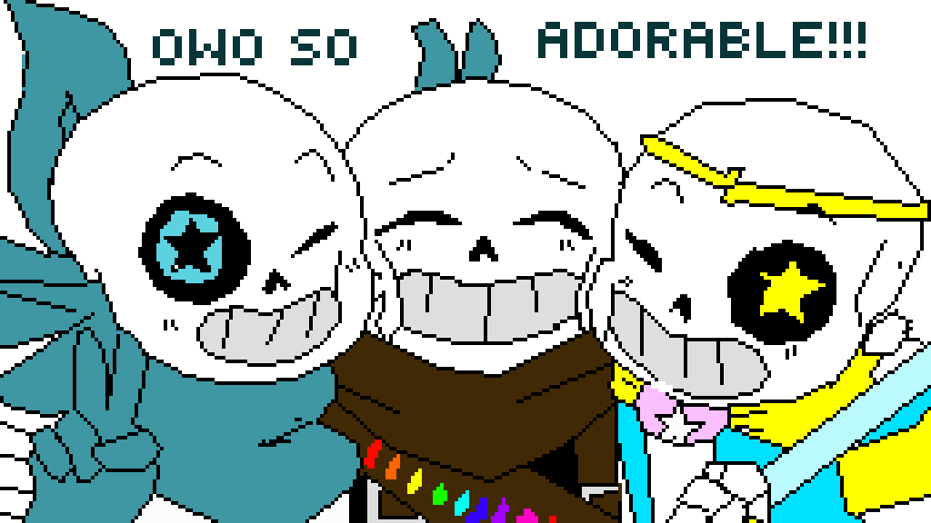 Pixilart - star sanses by KaylaBlackKitty