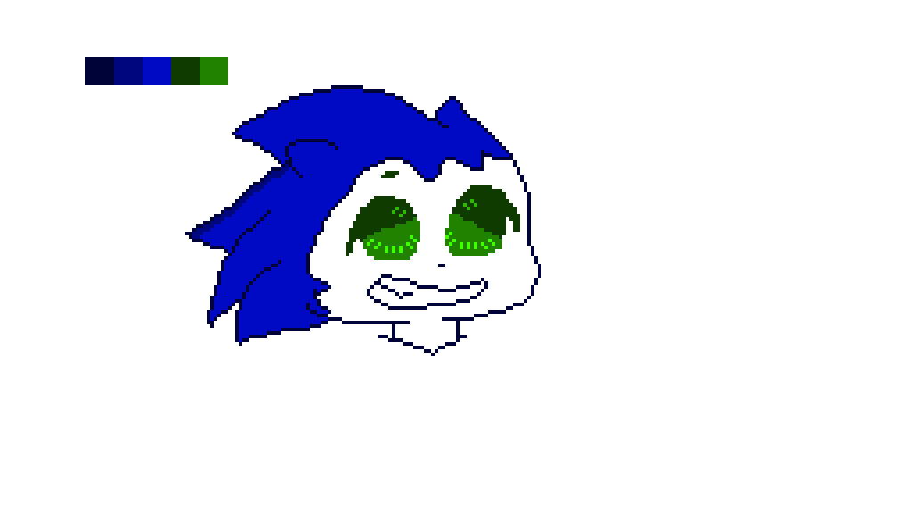 Pixilart - Chibi human Sonic by KaliKimothy