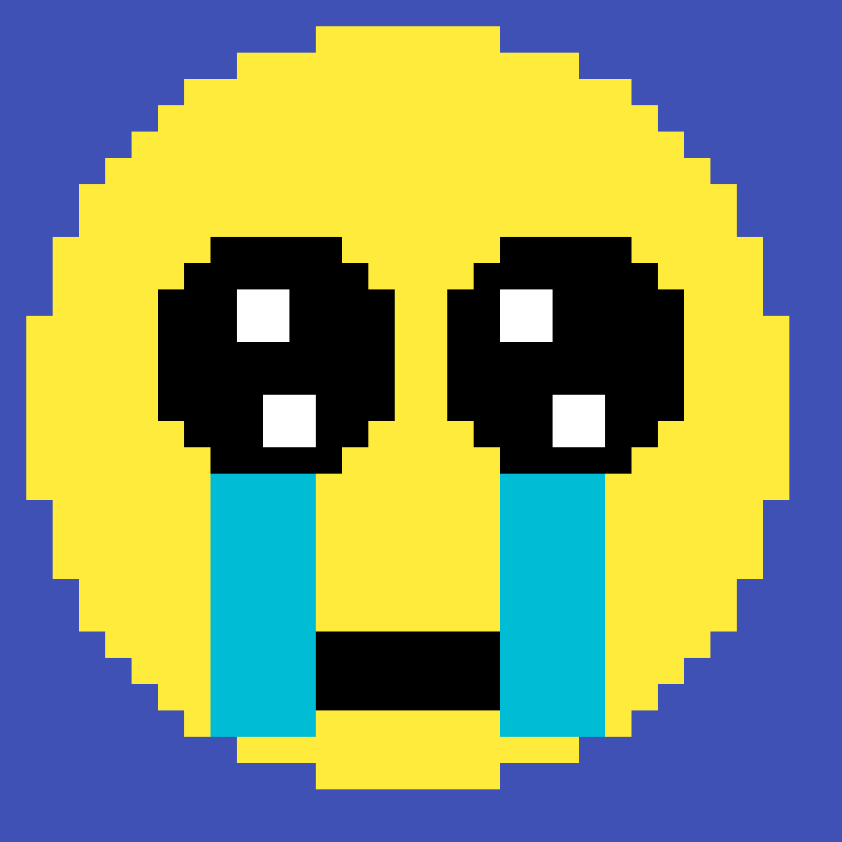 Pixilart - The sad emoji by The-weird-kid