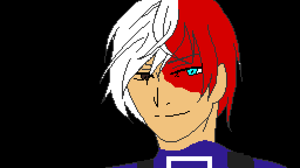 Editing Shoto Todoroki - Free online pixel art drawing tool - Pixilart