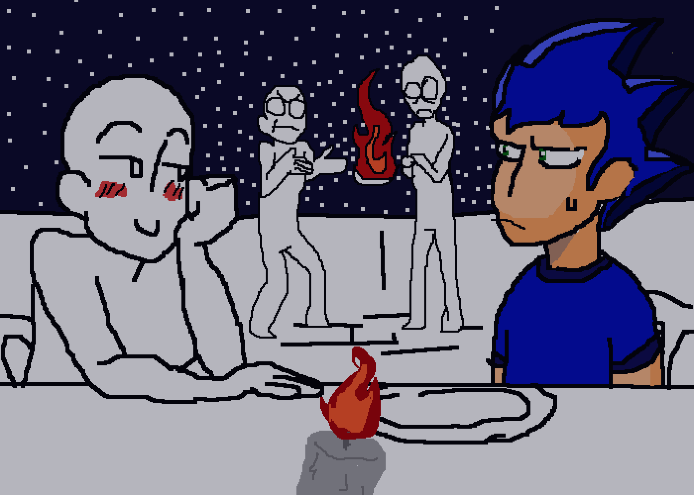Pixilart Akward Date By Noonethatexidtv